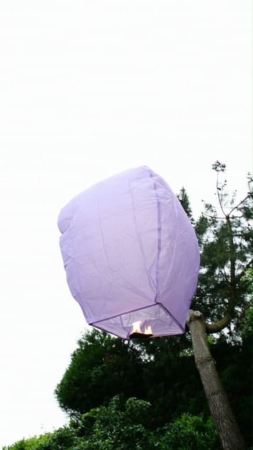 Lanterna Volante Viola Mini